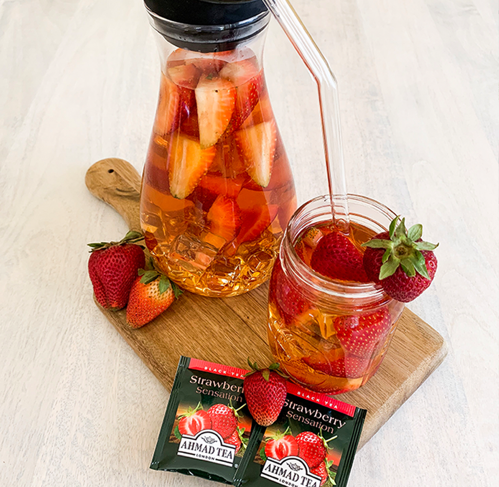 Ahmad Tea Strawberry Sensation Iced Tea Recipe | AHMAD TEA USA