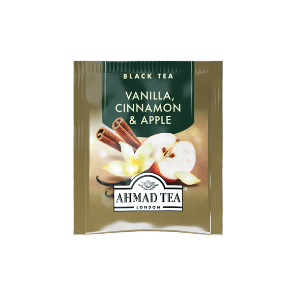 Vanilla Cinnamon Apple Black Tea Bags | AHMAD TEA USA