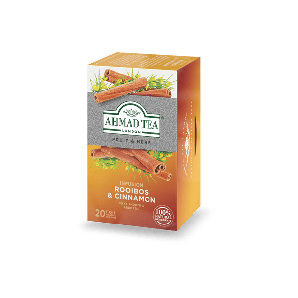 Rooibos & Cinnamon Herbal Infusion Tea Bags | AHMAD TEA USA