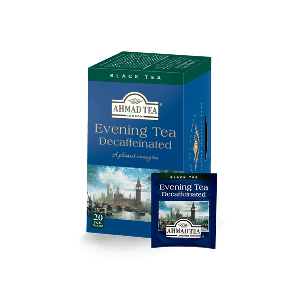 DeCaf Evening Decaffeinated Black Tea Bags | AHMAD TEA USA